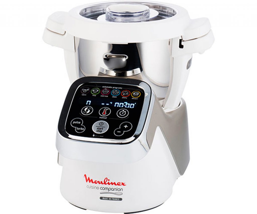 Moulinex HF800A13, robot de cocina con hasta 300 recetas.