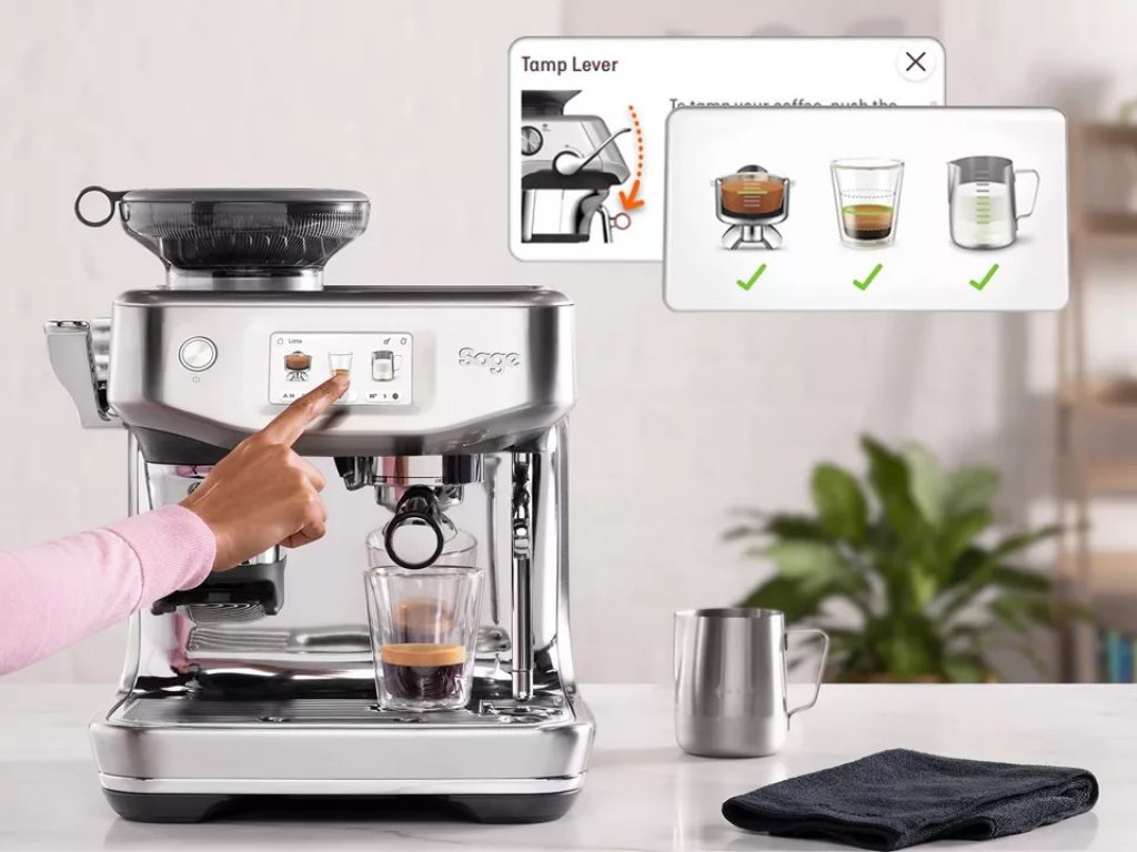 Sage Barista Touch Impress, espresso para bebidas vegetales